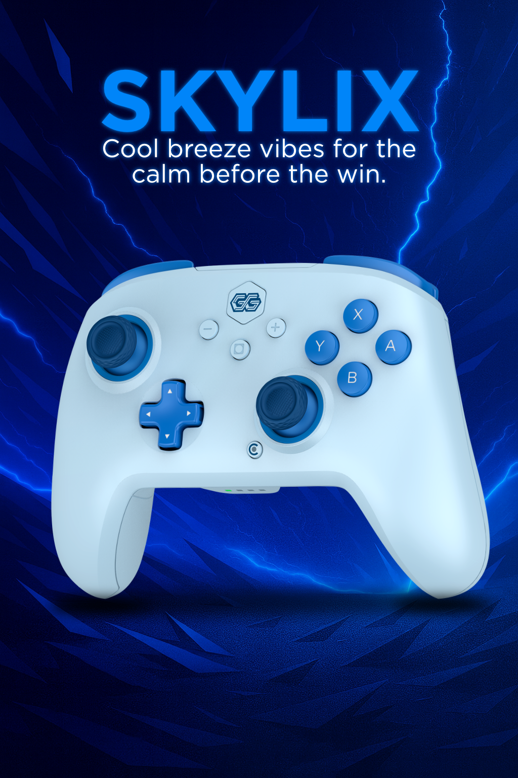 GG Gear GG Wireless Controller Skylix (Blue), SWITCH 2 – GG-Gear Store